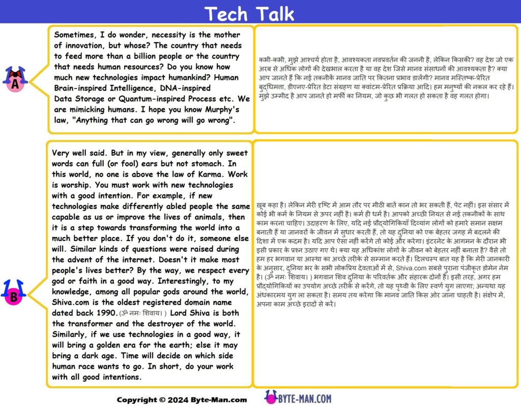 Tech Talk – BYTE-MAN