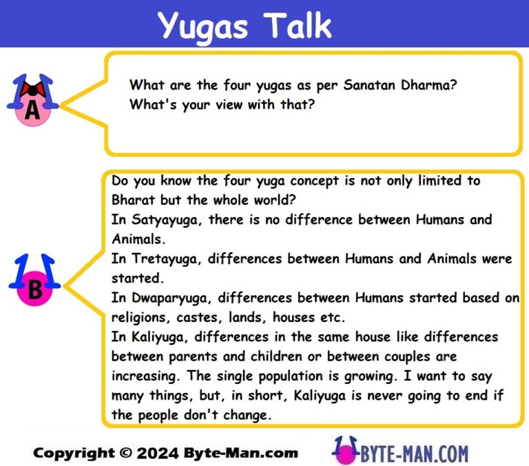 Yugas Talk – BYTE-MAN